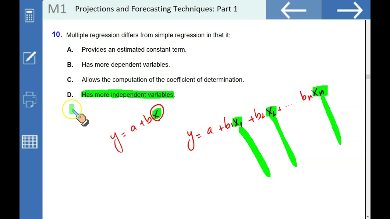 Projections and Forecasting Techniques: Part 1 Questions - YouTube