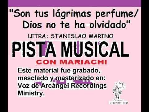 PISTA-SON TUS LÁGRIMAS PERFUME mariachi