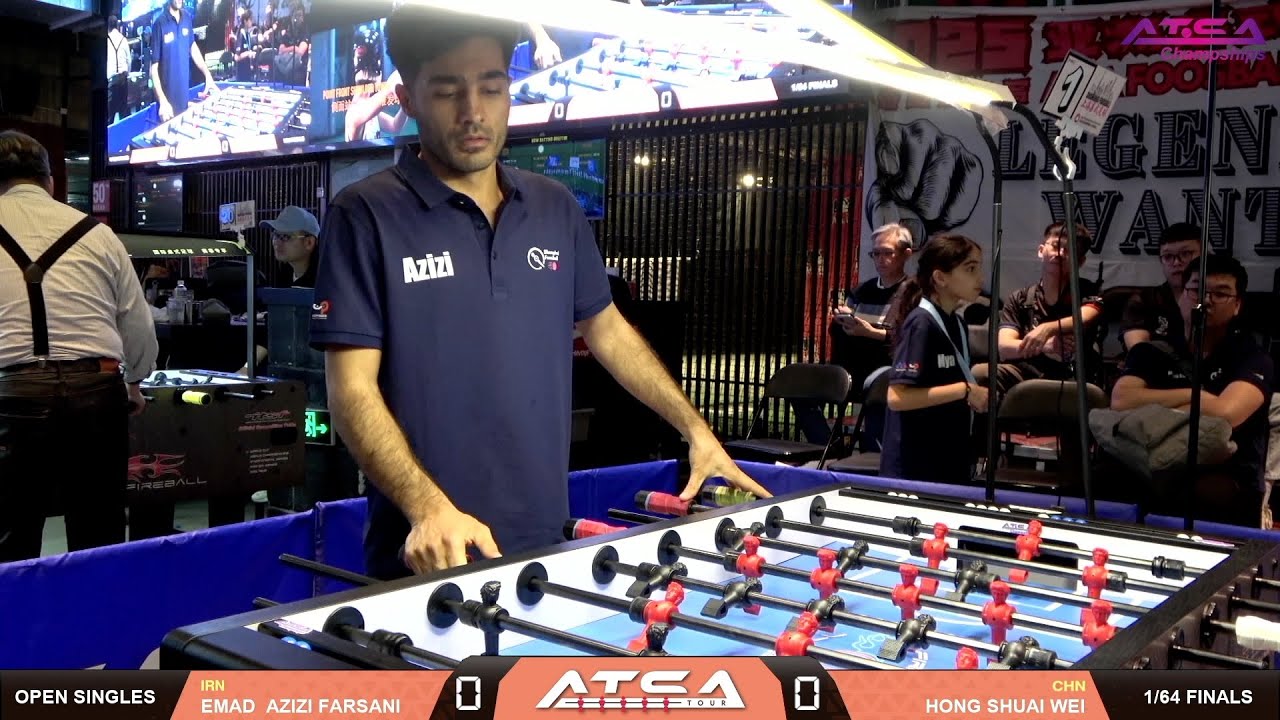 Emad Azizi Farsani VS Hong Shuai Wei | OS 64 | 2025 Asia Foosball ...