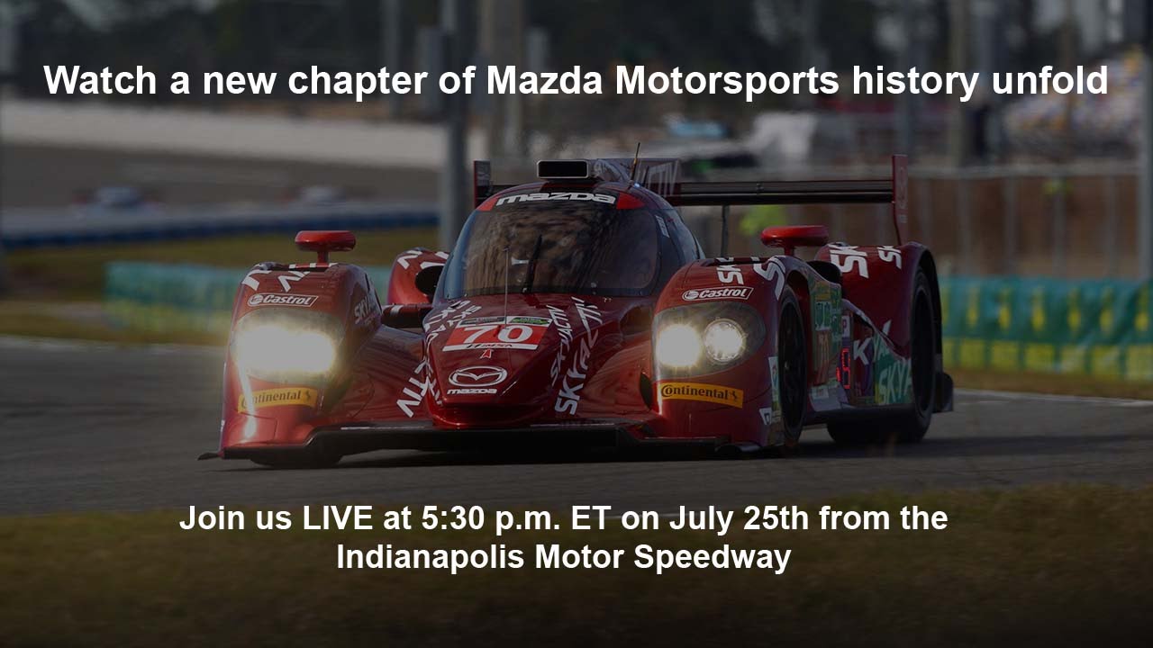 Mazda LIVE at the 2014 Brickyard Grand Prix | Mazda USA - YouTube