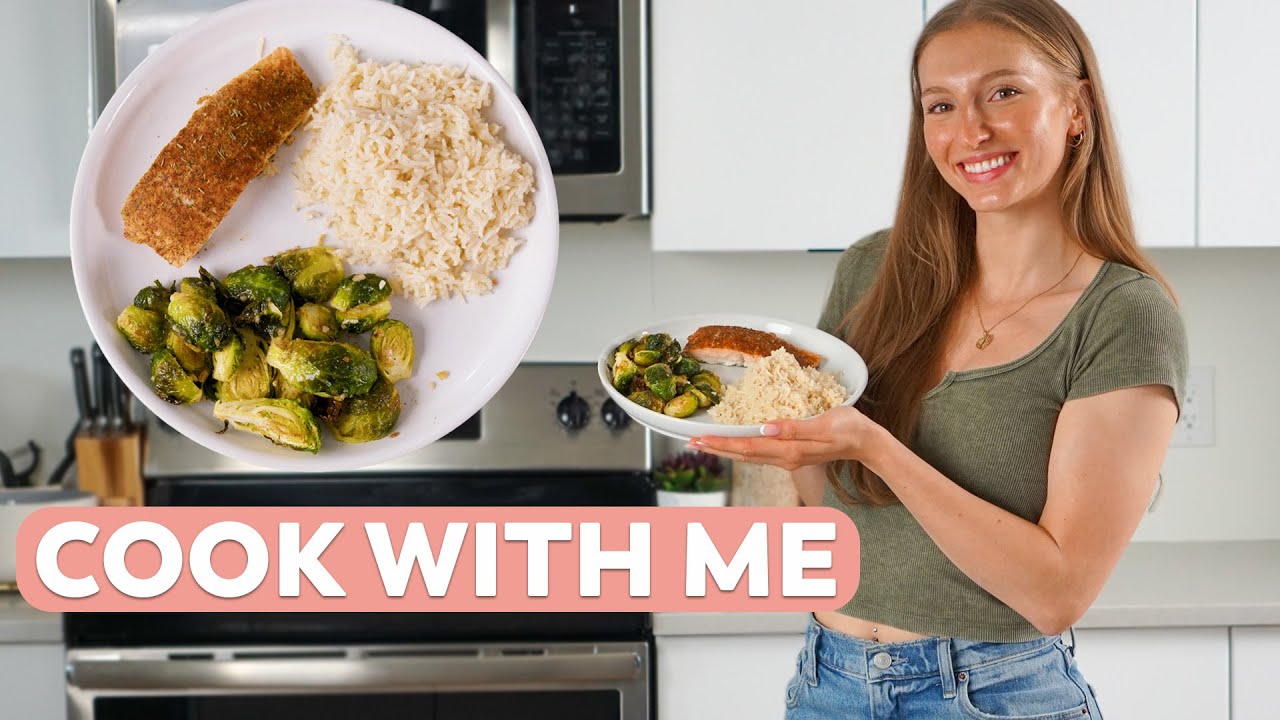MY GO TO DINNER RECIPE - Quick, Easy, & Healthy Baked Salmon! - YouTube
