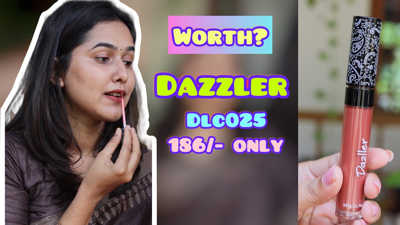 Dazzler new hyped lipstick|dlco25 hazelnut|review|swatch without filter#trending #makeup # ...