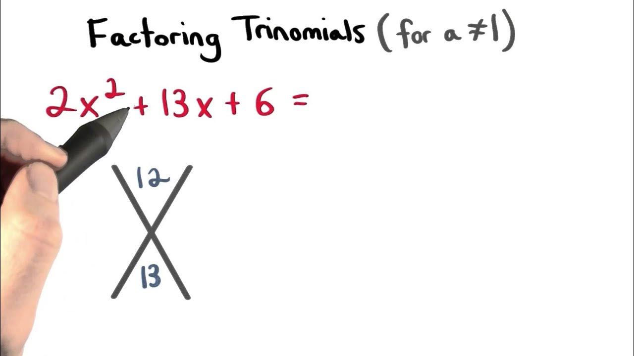Factoring Polynomials a Value Not Equal to One - Visualizing Algebra ...