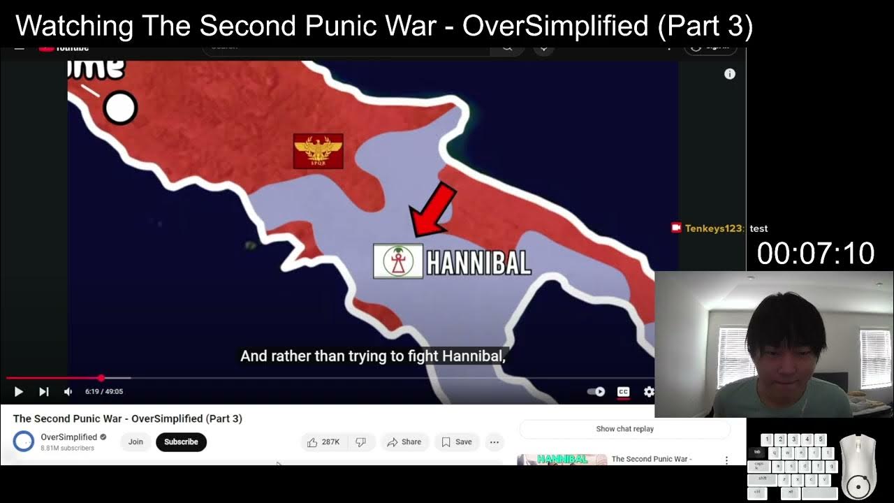 Watching The Second Punic War - OverSimplified (Part 3) - YouTube