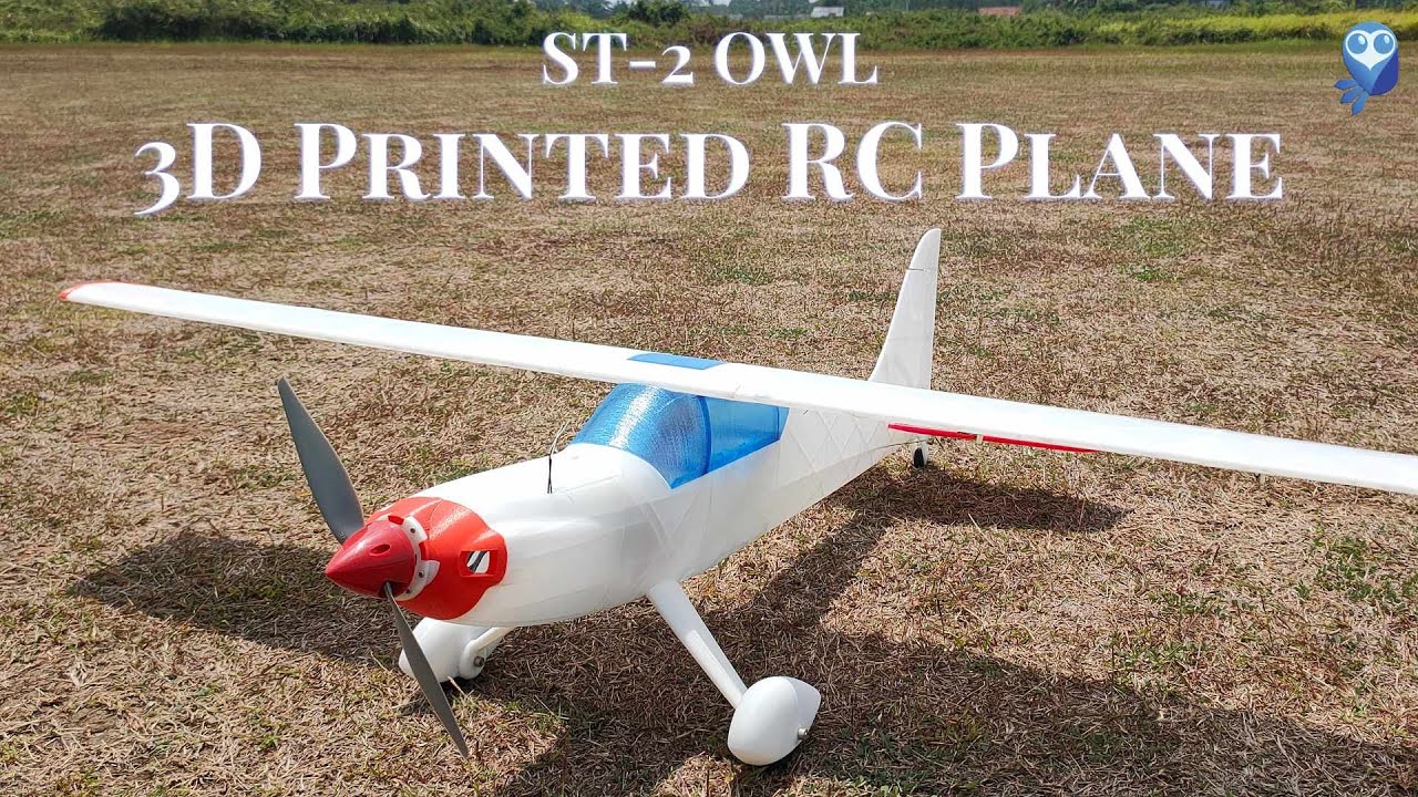 ST2 OWL - 3D Printed RC Plane from OWLplane.com - YouTube