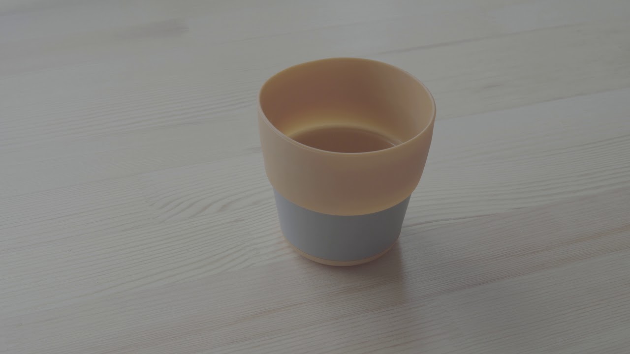 How to collapse a coffee cup? - YouTube