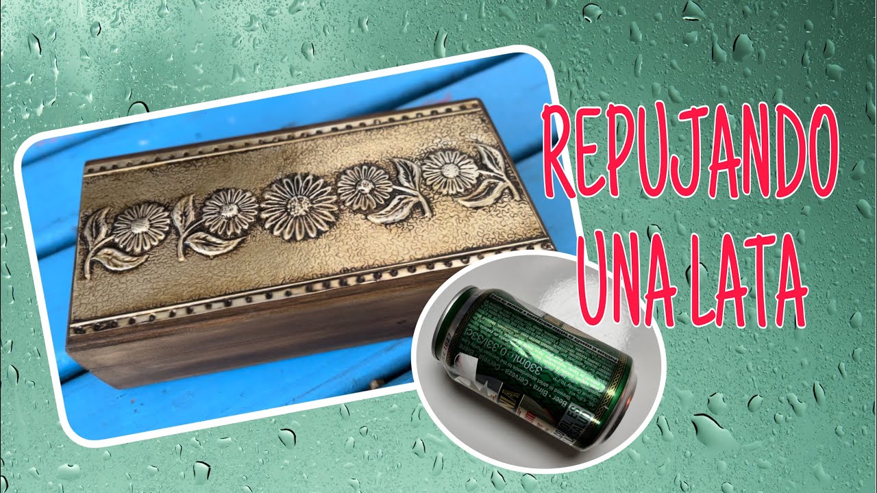 Repujando una Lata de Aluminio/Arte Ruso Técnicas Antiguas/Embossing ...