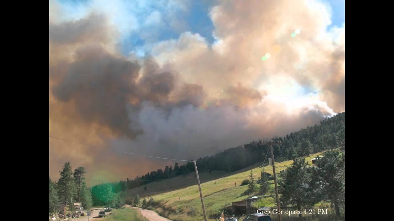 Fourmile Canyon Fire in Gold Hill - YouTube