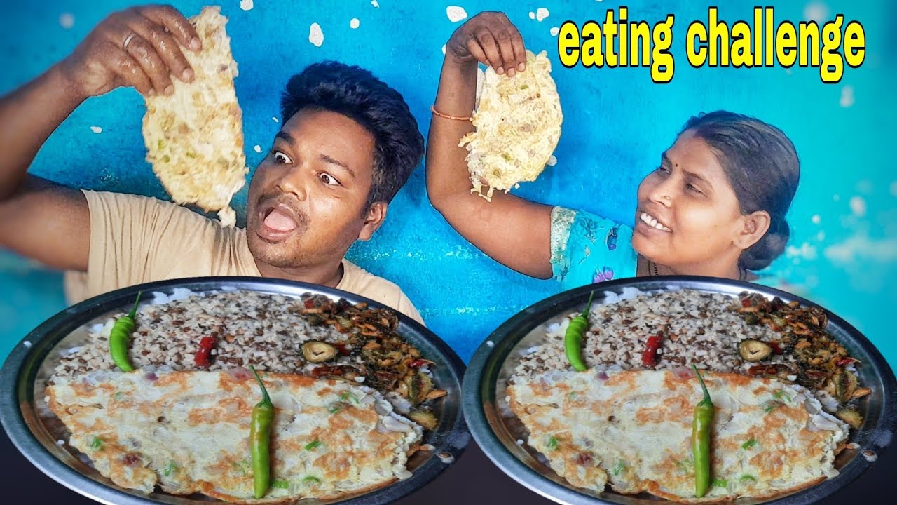eating challenge | today eating challenge | husband wife eating ...