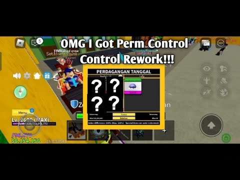 OMG I Got Perm Control Trading In Blox Fruit W/L. Control Rework ...