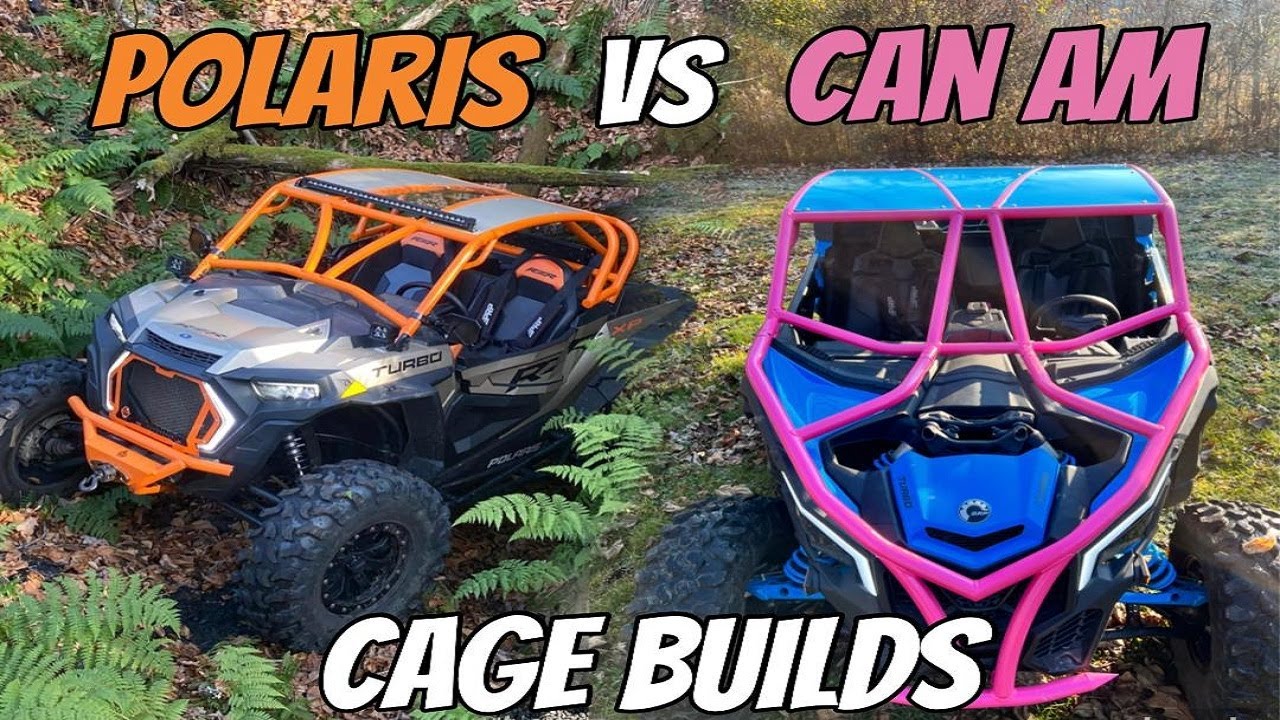 Polaris RZR XP Turbo and Can Am X3 DS Custom Cage Builds | Can Am X3 DS ...