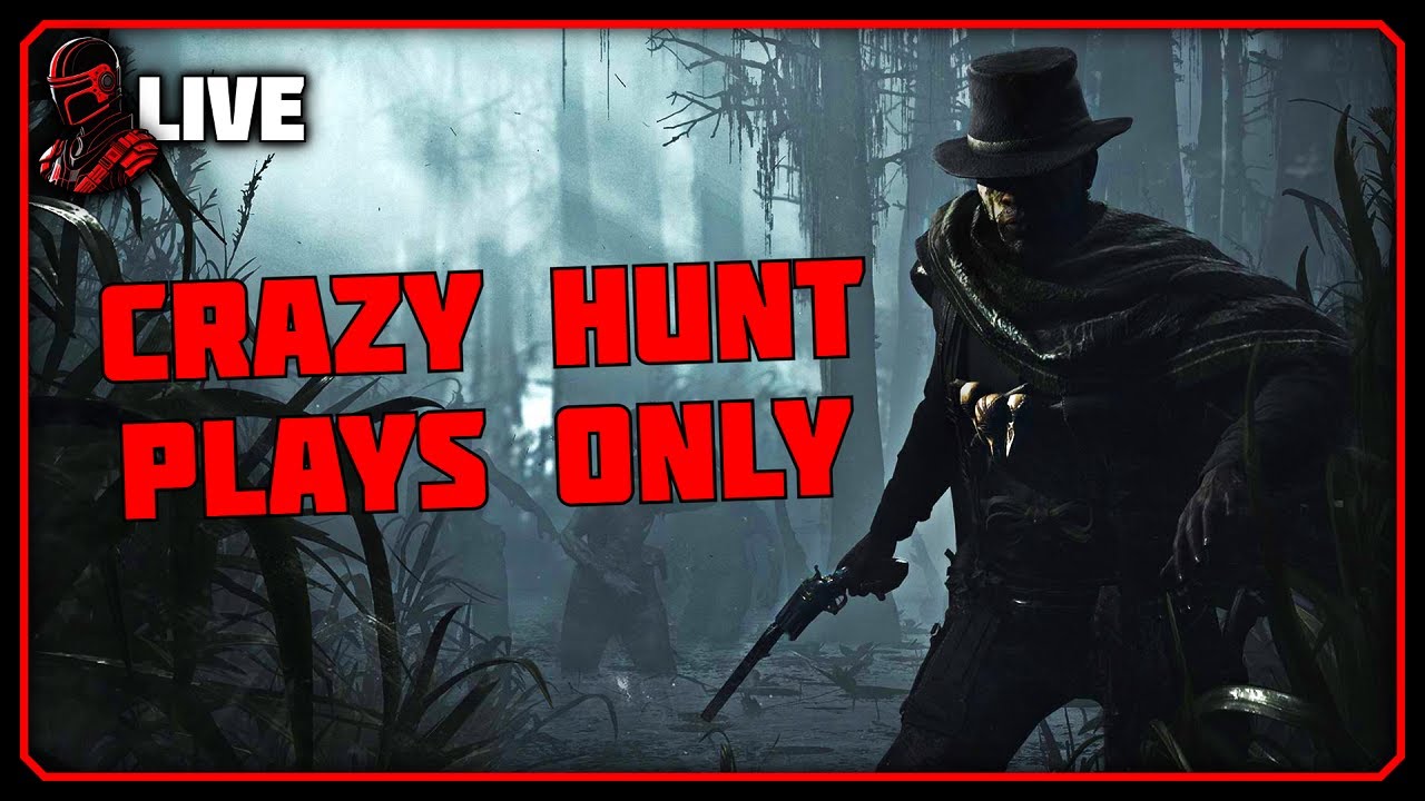 🔴LIVE - CRAZY HUNT PLAYS ONLY (I am not good at this game) - YouTube
