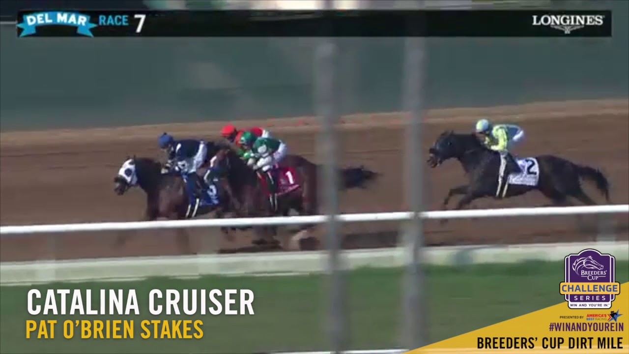 2018 Pat O'Brien Stakes - Catalina Cruiser - YouTube