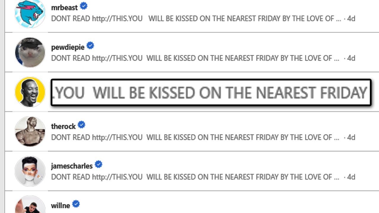 I sent CHAINMAIL to 100 Youtubers & they unfollowed me - YouTube