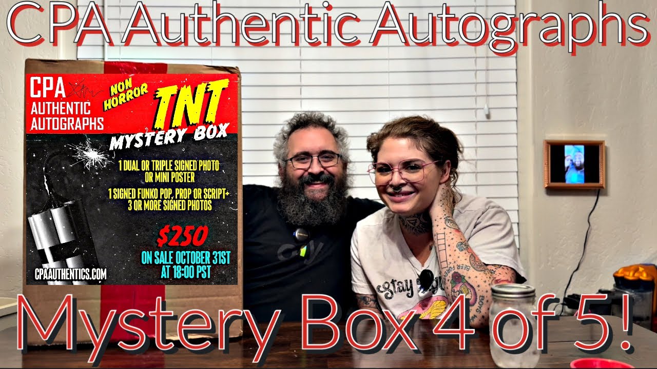 CPA Authentic Autographs $250 TNT Pop Culture Autograph Mystery Box ...