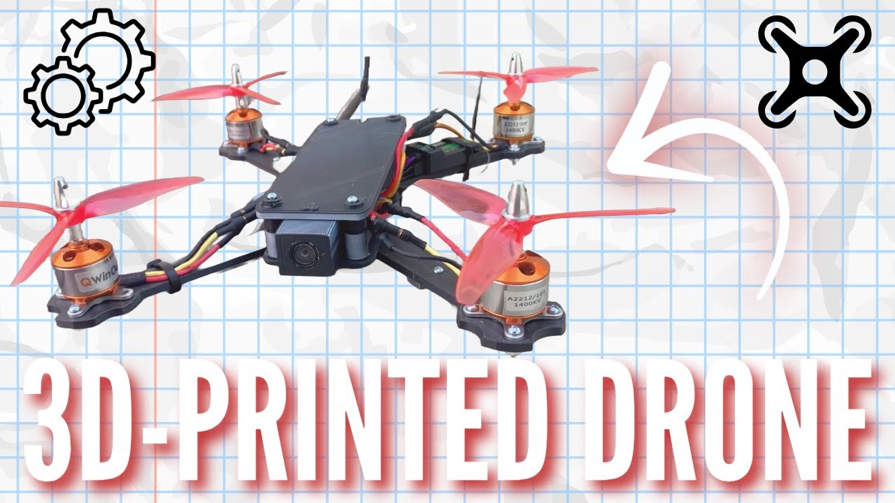 How I Made the First Version of My 3D-Printed Drone! - YouTube