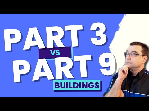 This method always works! Distinguish between Part 3 & Part 9 buildings (Ontario Building Code)