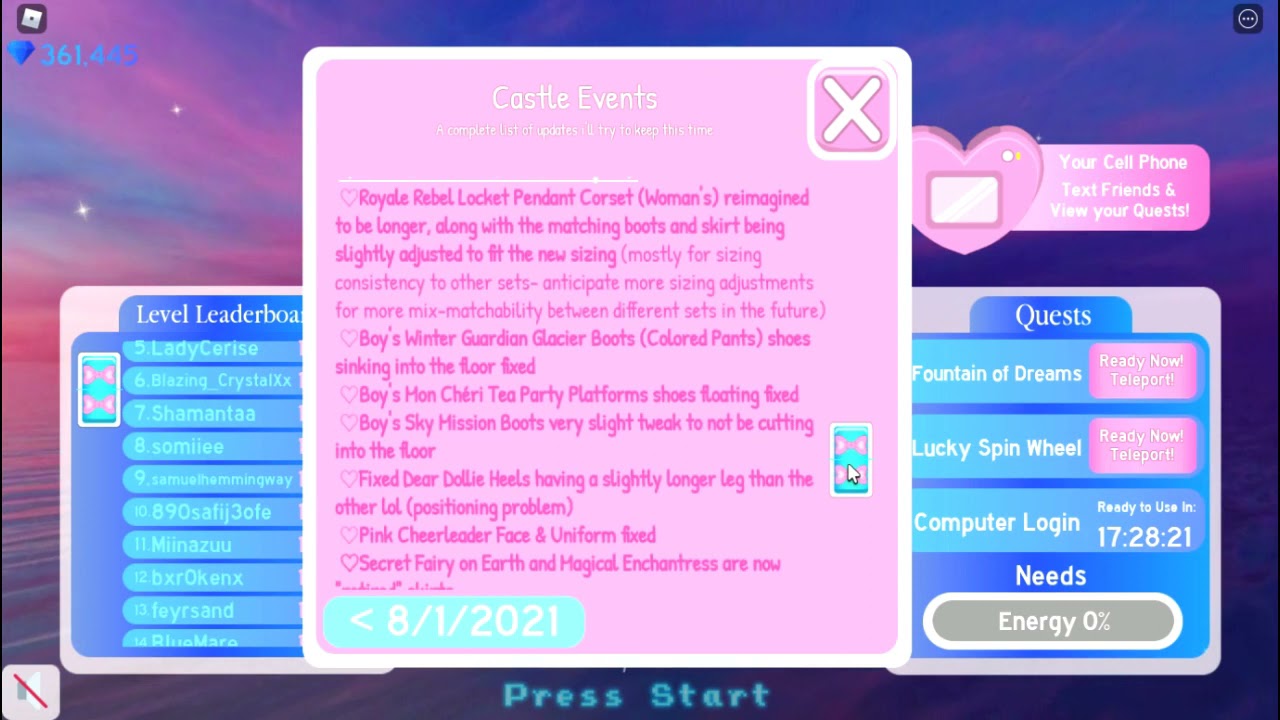 ROYALE HIGH NEW SET AND UPDATE!!!! - YouTube