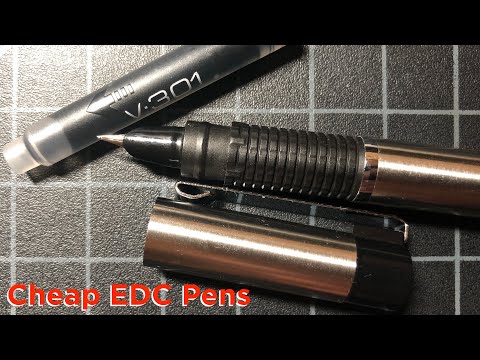 What Is The Best Cheap EDC Pen? Budget Everyday Carry Pen Roundup - YouTube