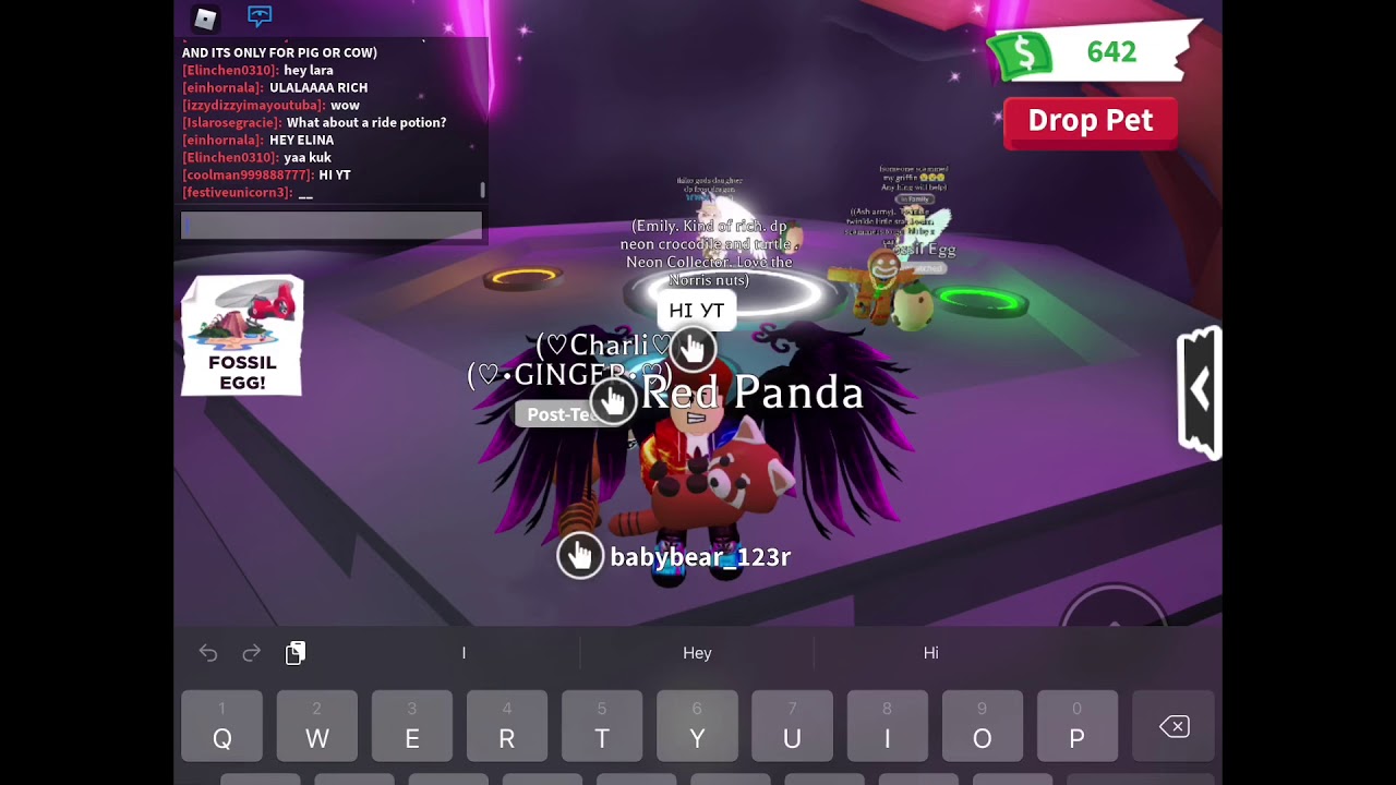 MAKING A NEON FLY RIDE RED PANDA [Adopt Me] - YouTube