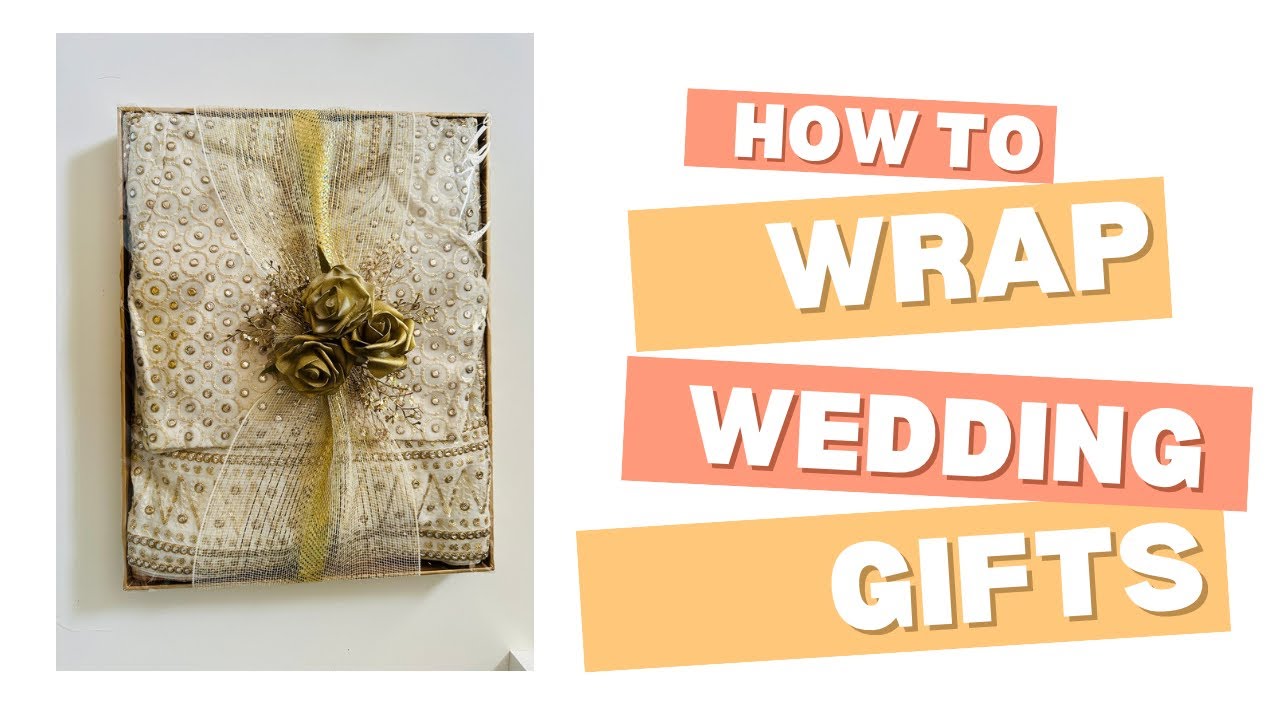 How to beautifully wrap wedding gifts - YouTube