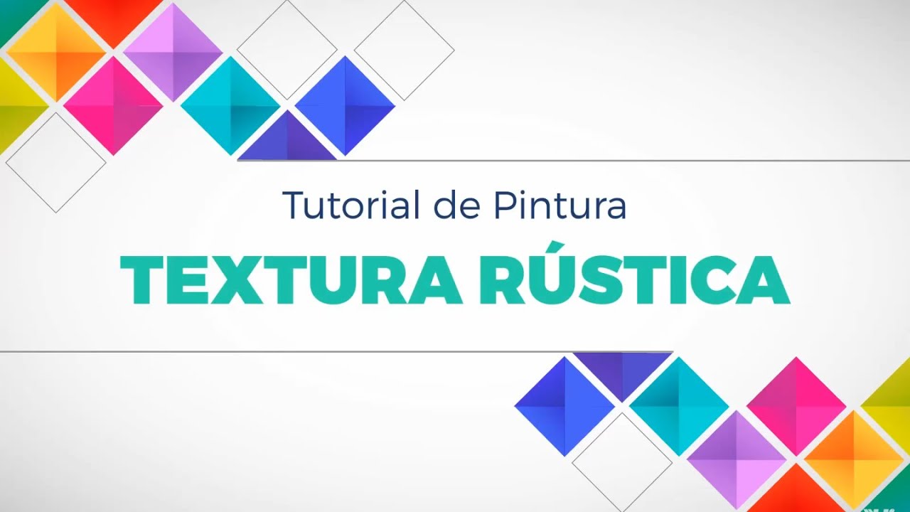 Tutorial: como aplicar Textura Rústica? (Grafiato) - YouTube