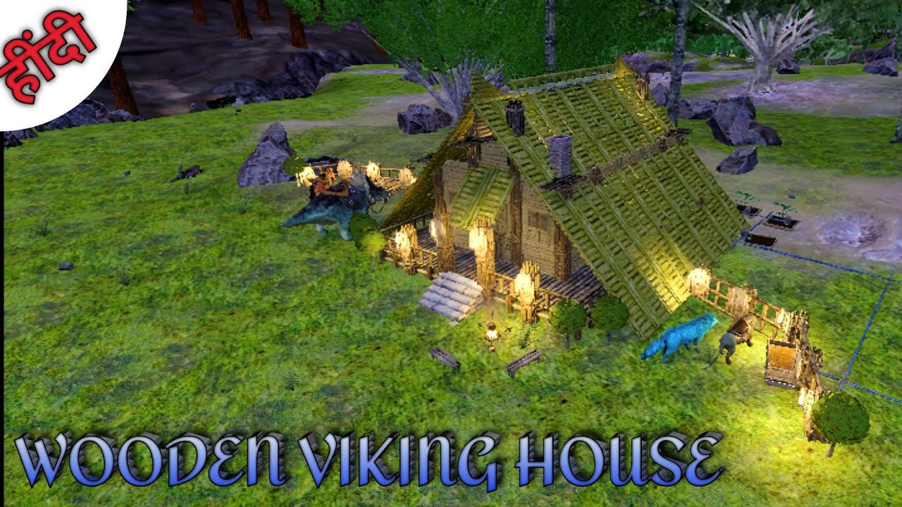 Build a Wooden Viking Small House in ARK Mobile - How To Tutorial ...