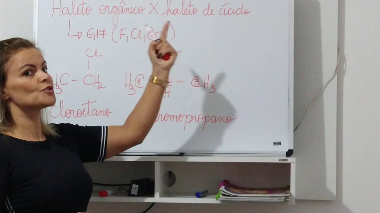 Funções orgânicas - haleto orgânico e haleto de ácido - Professora ...