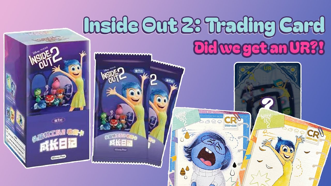 We Found RARE Inside Out 2 Trading Cards! Opening ALL Packs - YouTube