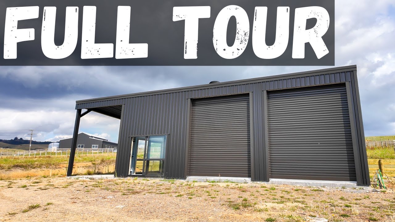 Experience the Full Build – Epic 3-Bay Shed with Bathroom Complete with ...