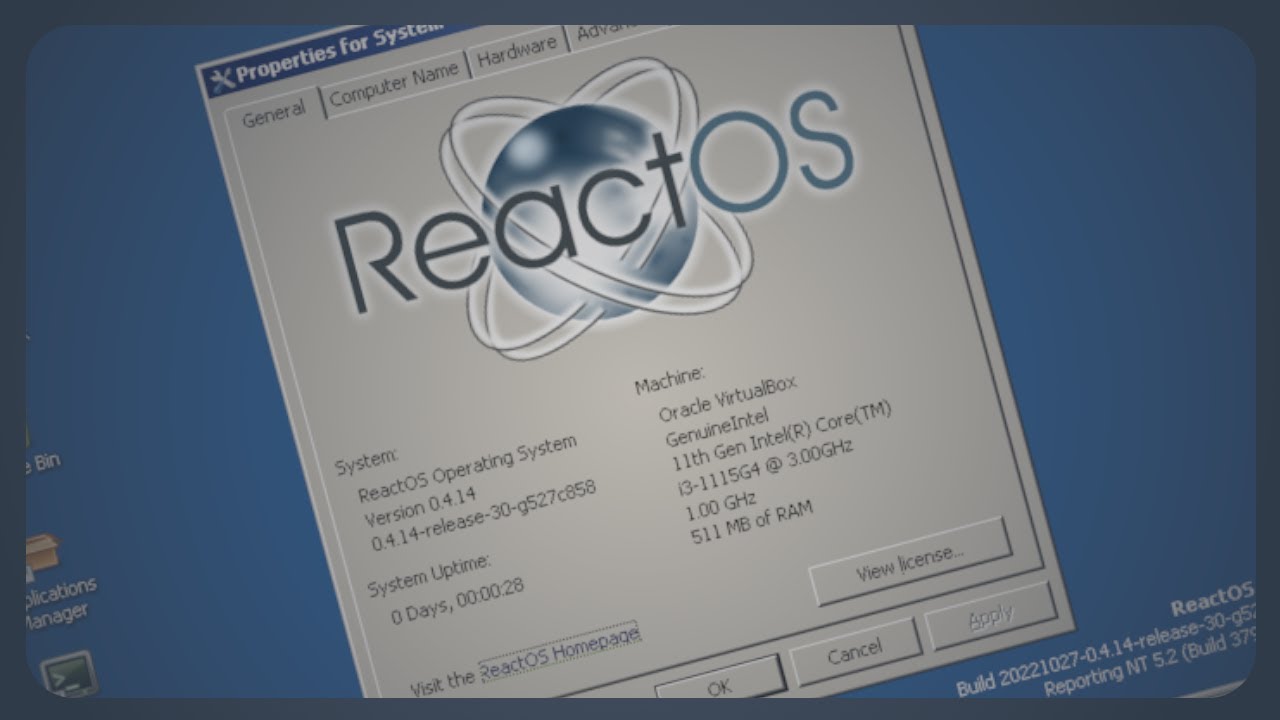 A ReactOS Video - YouTube