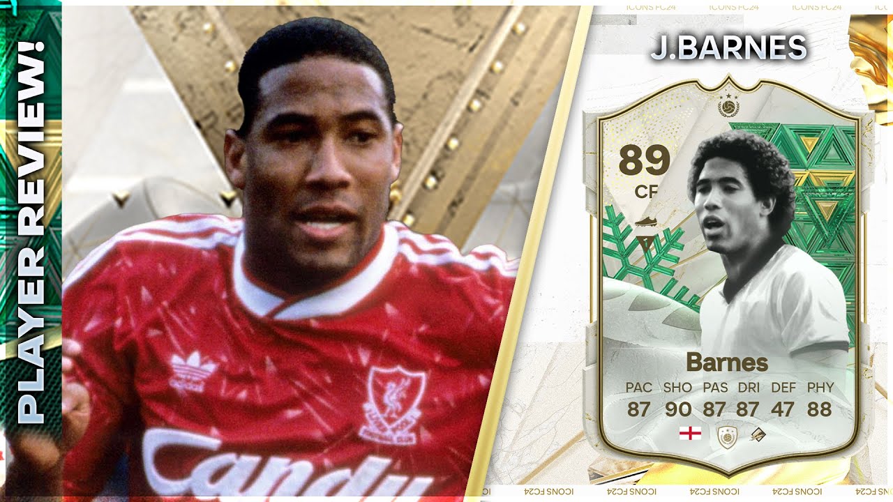 COMPLETE ICON!!!! 89 RATED WINTER WILDCARD ICON JOHN BARNES PLAYER ...