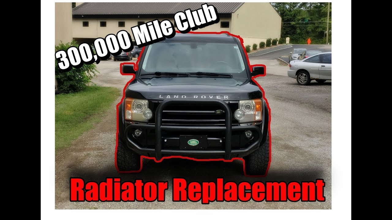 Land Rover Time lapse of a Radiator Replacement - YouTube