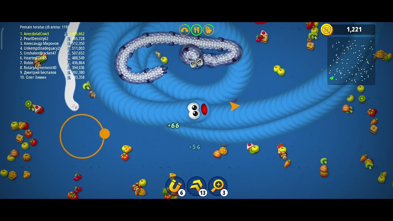 Main game Cacing Tembus 4 juta poin #games #cacing #gaming # ...