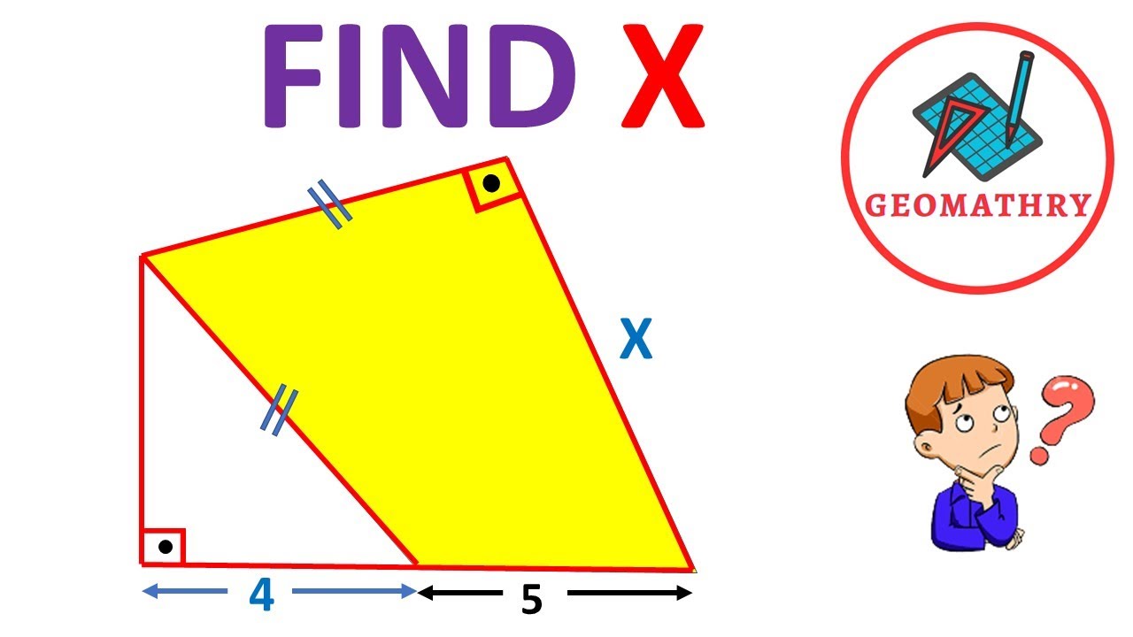 Calculate The Length X of Quadrilateral | Improve Your Geometry Skill ...