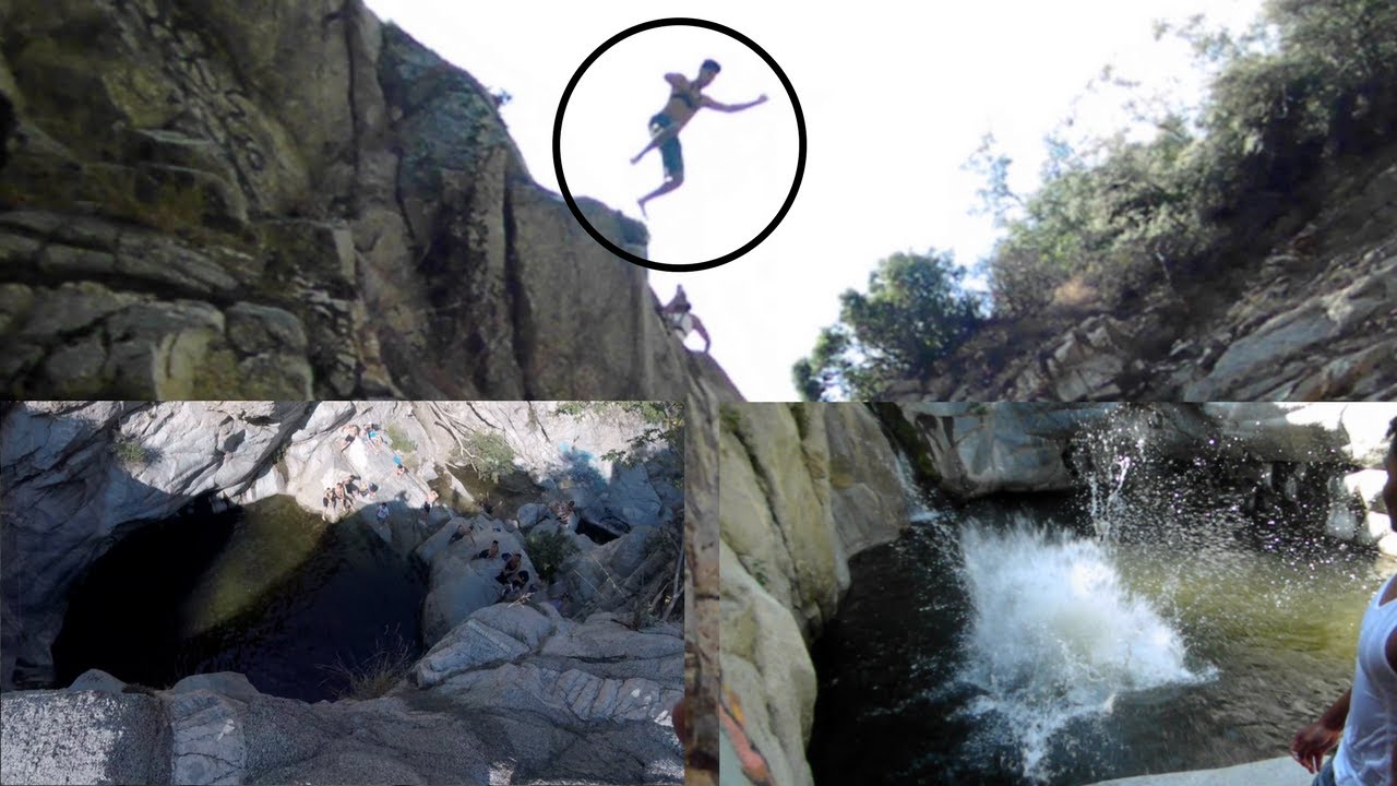 HE JUMPED OFF A 50 FOOT CLIFF - YouTube