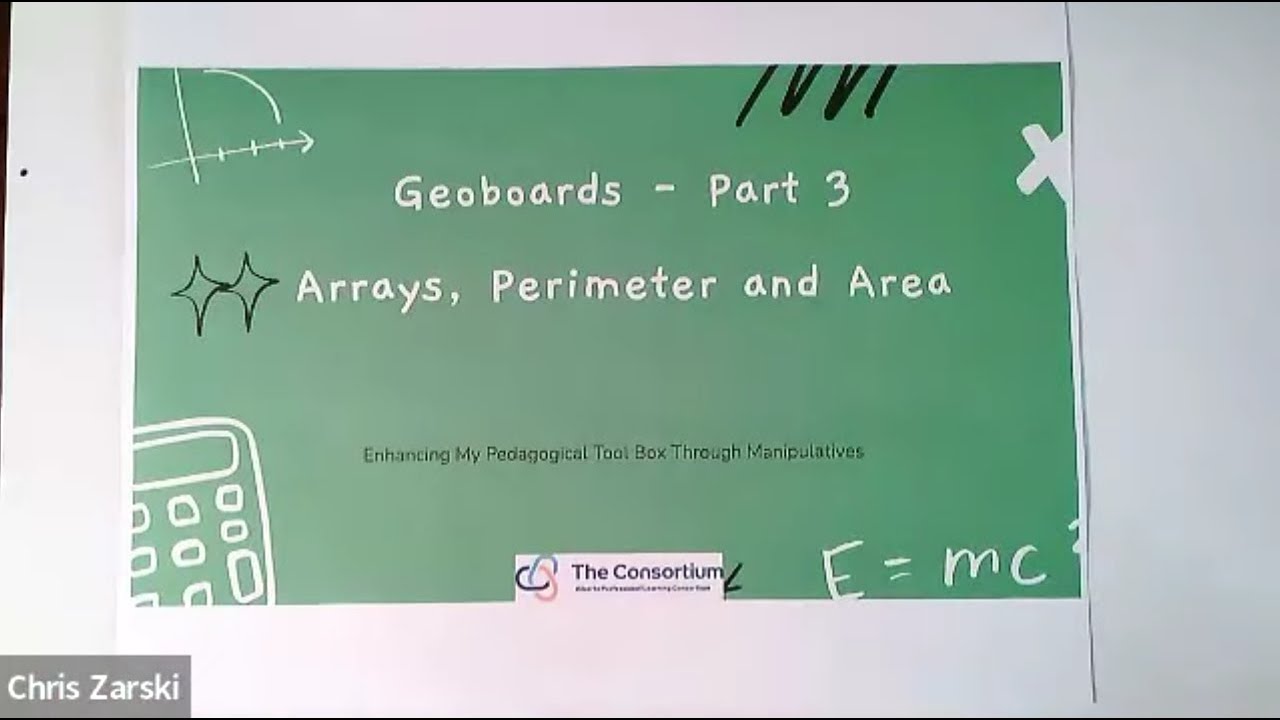 Geoboards as a Math Manipulative - Part 3: Arrays, Perimeter and Area ...