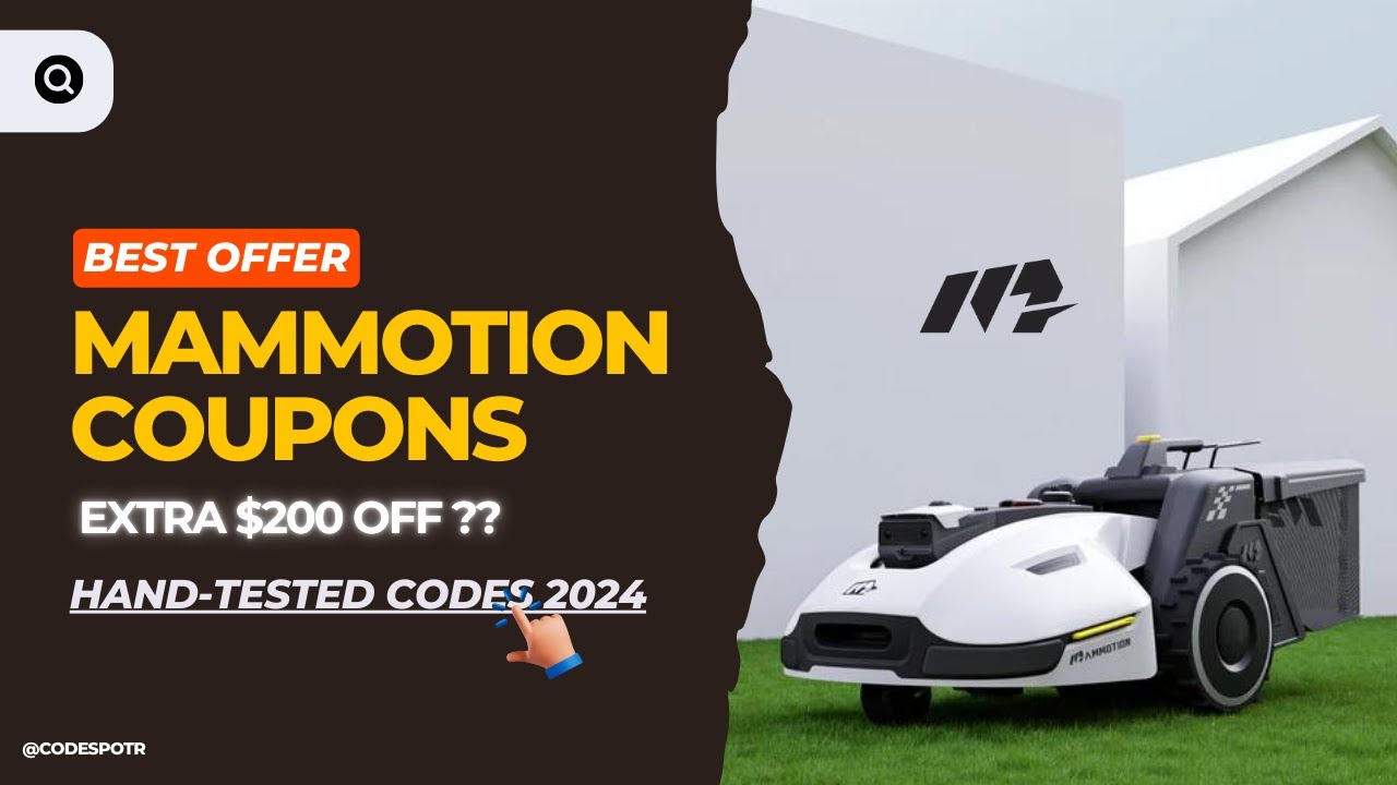 2024 Mammotion Coupons: Flat $50 Off with These Hand-tested Coupon ...