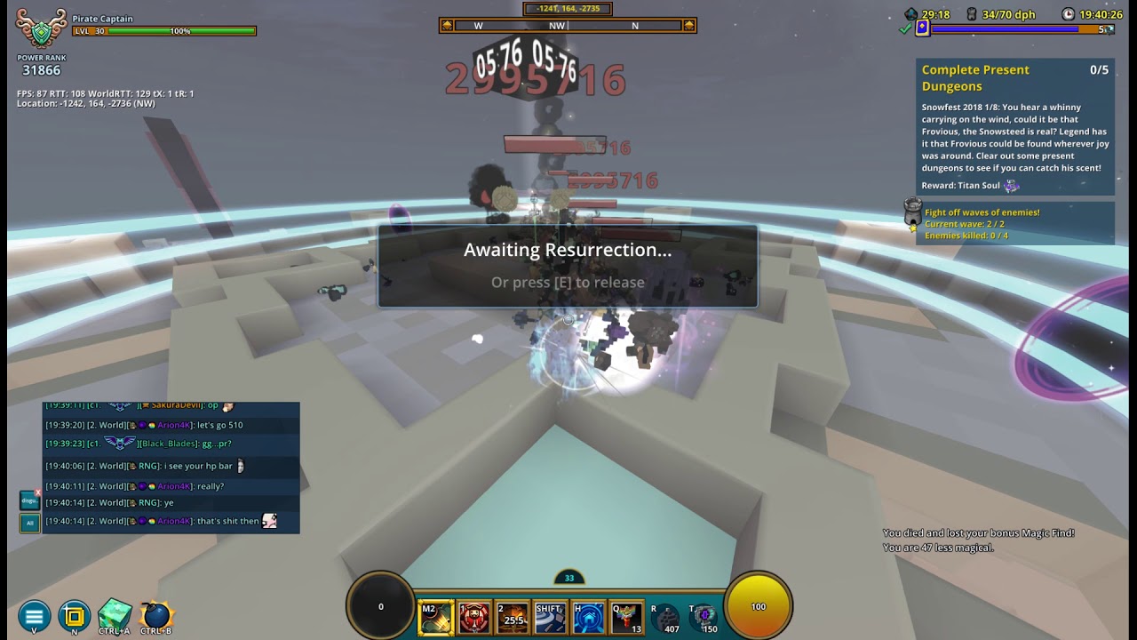 [PC] Trove - Dead but still alive (bug) - YouTube