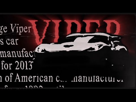 Dodge Viper | Symbiote Style Edit - YouTube