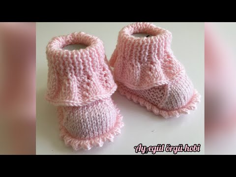FIRFIRLI KOLAY BEBEK PATİĞİ YAPIMI👼🏻 1 yaş bebek patiği yapılışı #bebekpatiği #örgüpatik #blanket
