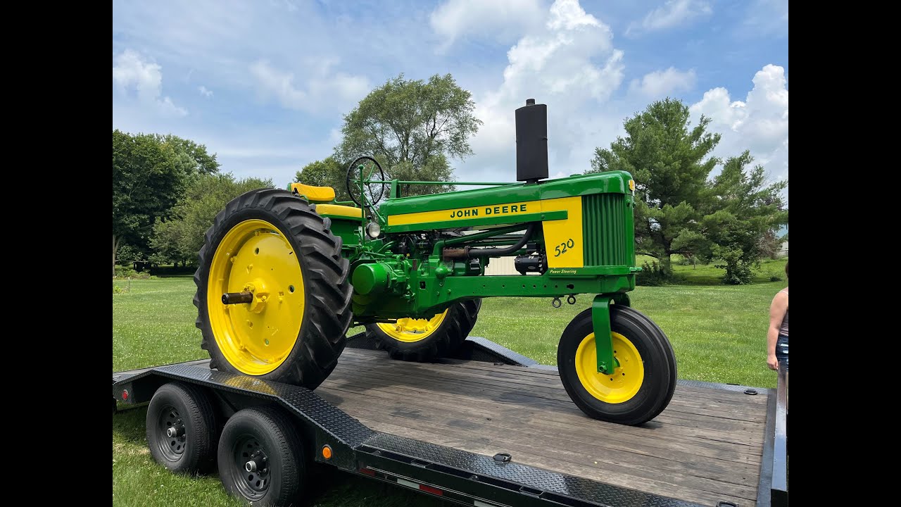 The John Deere 520 Joins The Family Once Again - Picking It Up ...