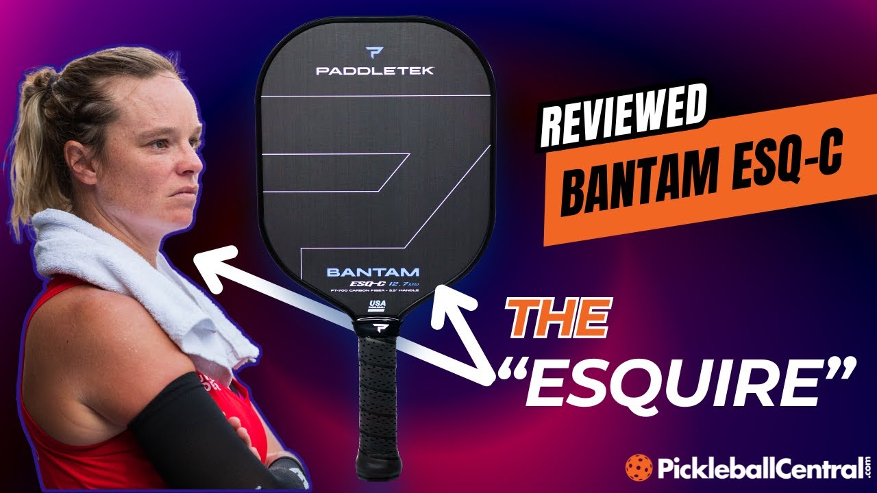 Paddletek Bantam ESQ-C Review: Andrea Koop's Signature Paddle ...