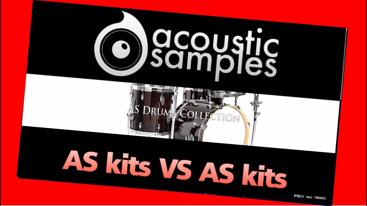 AcousticSamples Drums Collection - Kits Comparaison et touches séparées - YouTube