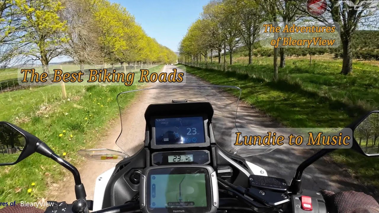 Happiness and Tranquillity on a Motorcycle (1) | Lundie, Scotland - YouTube