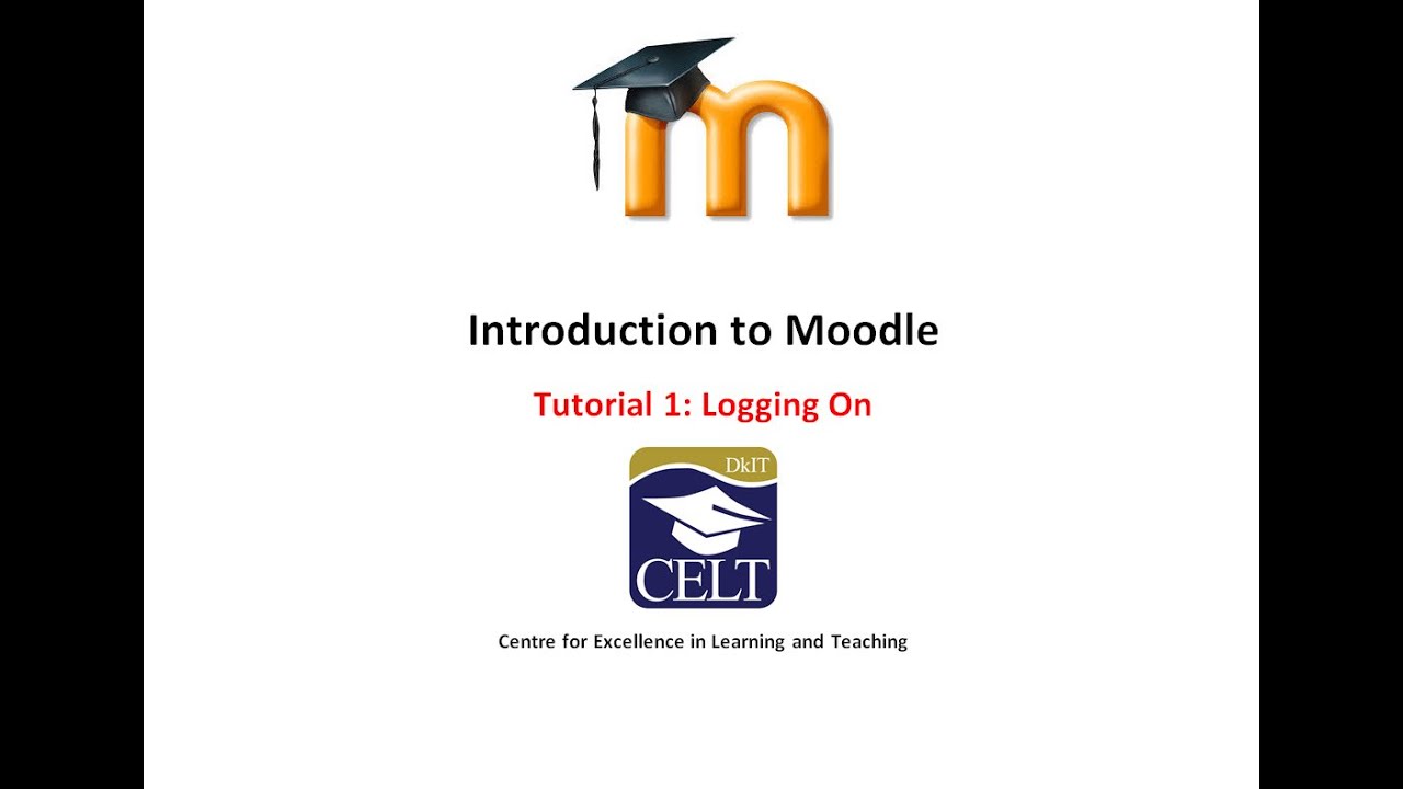 Logging on to Moodle at DkIT - YouTube