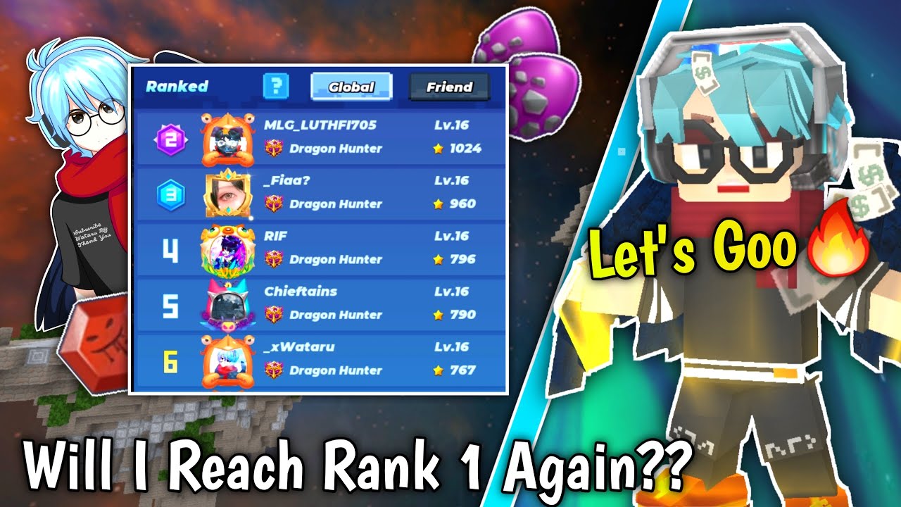 Push Rank Menuju Rank 1 Bed Wars (Garena Blockman GO) - YouTube