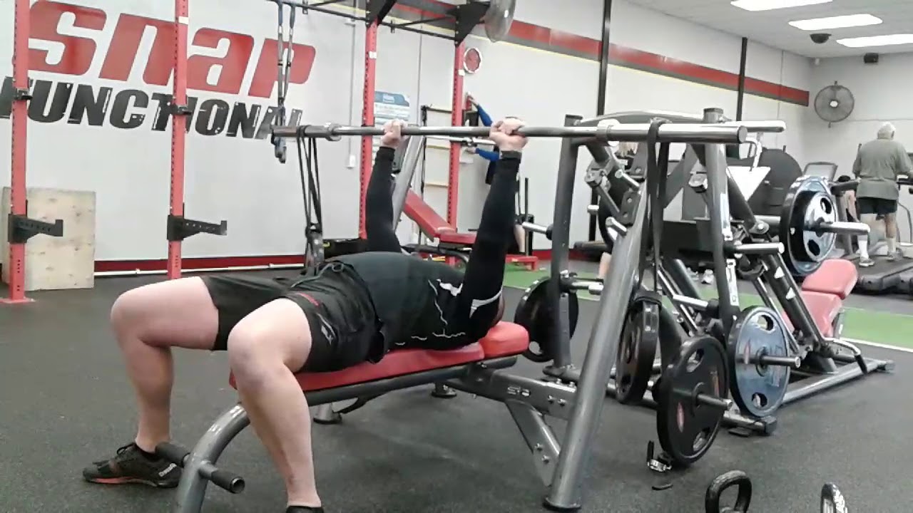 Unstable loaded bench press - YouTube