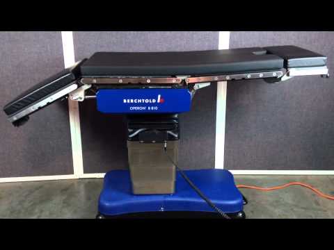 Berchtold Operon B 810 Surgical Operating Table - YouTube