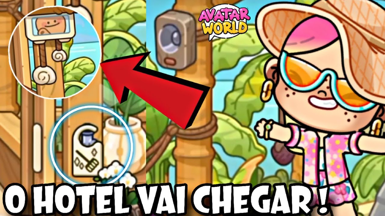 O HOTEL VAI CHEGAR NO AVATAR WORLD ! PAZU GAMES ! - YouTube